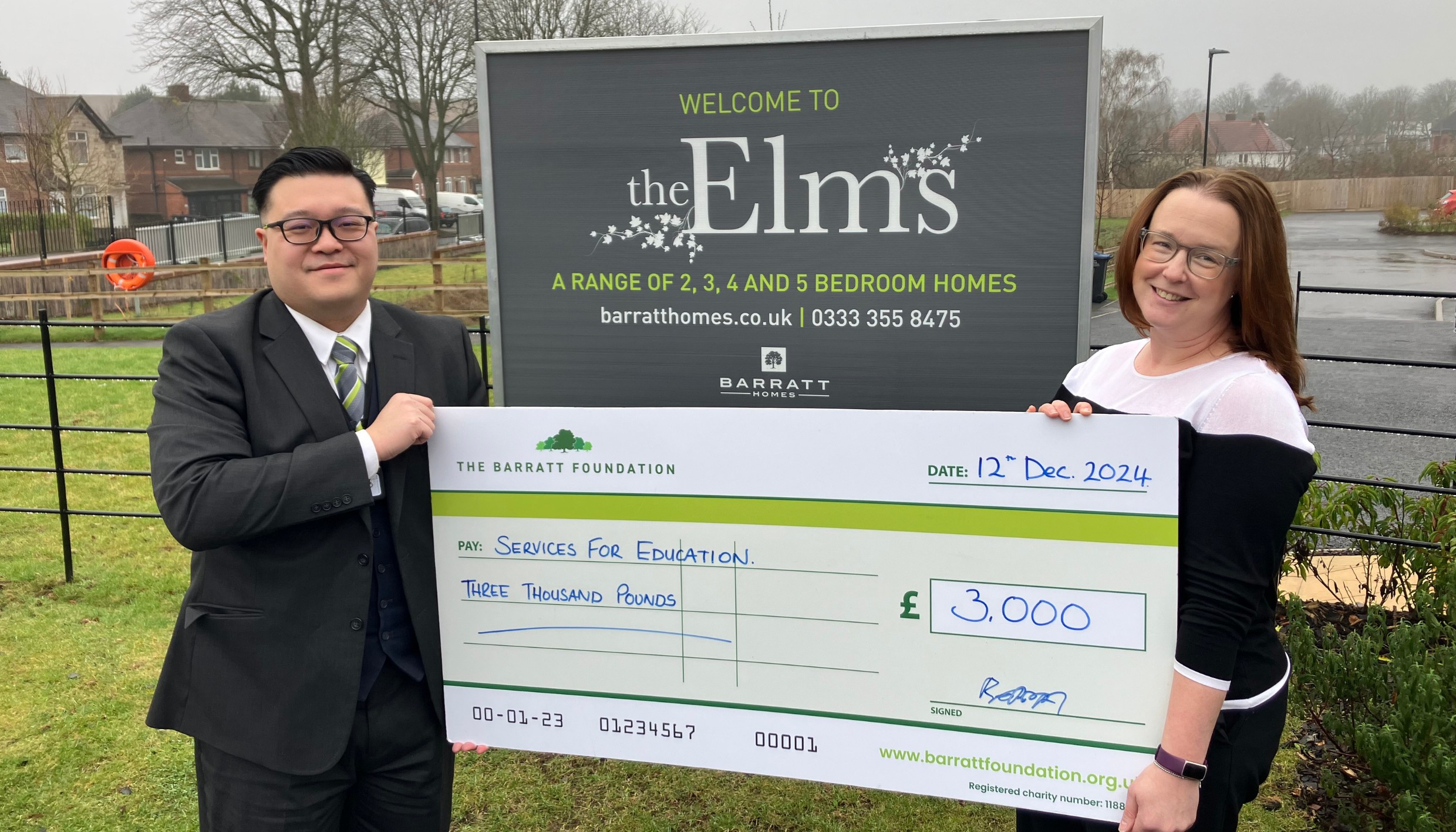 SFE Secure £3,000 Unrestricted Donation from The Barratt Foundation ...